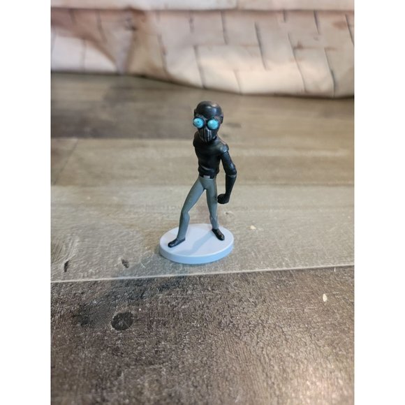 Disney | Toys | Disney Villain Black Suit Blue Goggles Toy Figure ...